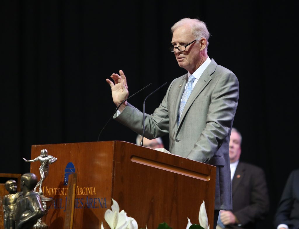 Football Legends Share Stories At George Welsh Memorial - Jerry Ratcliffe