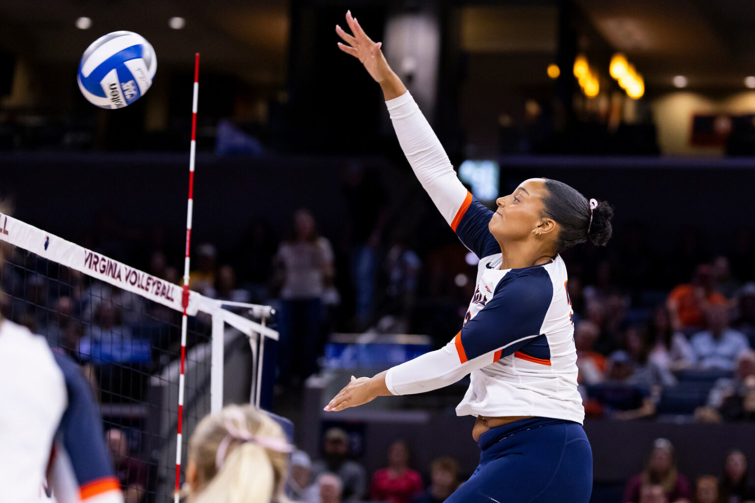 Volleyball: No. 15 Hurricanes outlast Cavaliers in four sets - Jerry ...